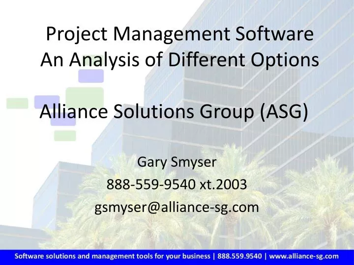 PPT - Alliance Solutions Group (ASG) PowerPoint Presentation, free ...