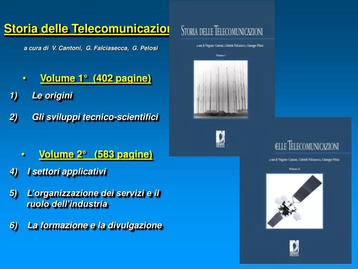 PPT - Storia delle Telecomunicazioni PowerPoint Presentation, free download - ID:5174570