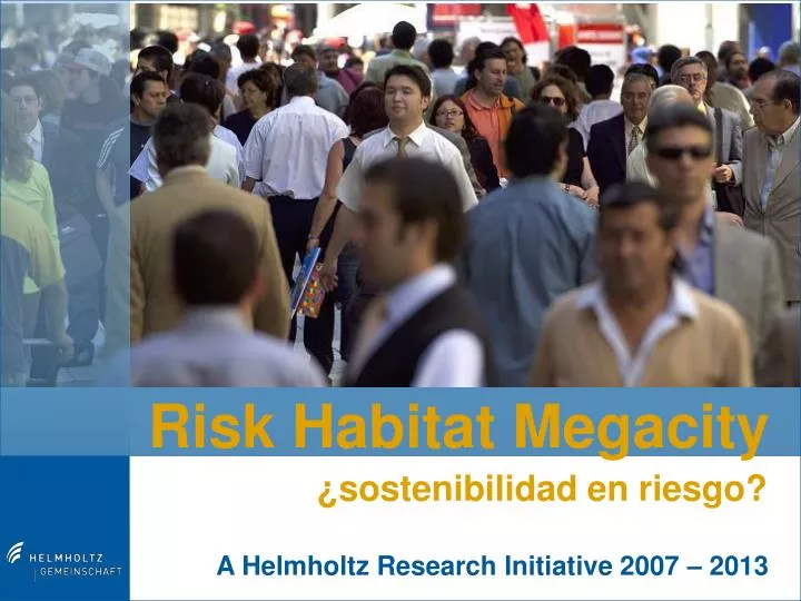 PPT - Risk Habitat Megacity PowerPoint Presentation, free download - ID ...