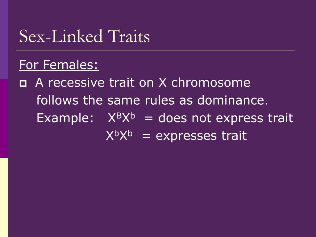 Ppt Sex Linked Inheritance Powerpoint Presentation Free Download
