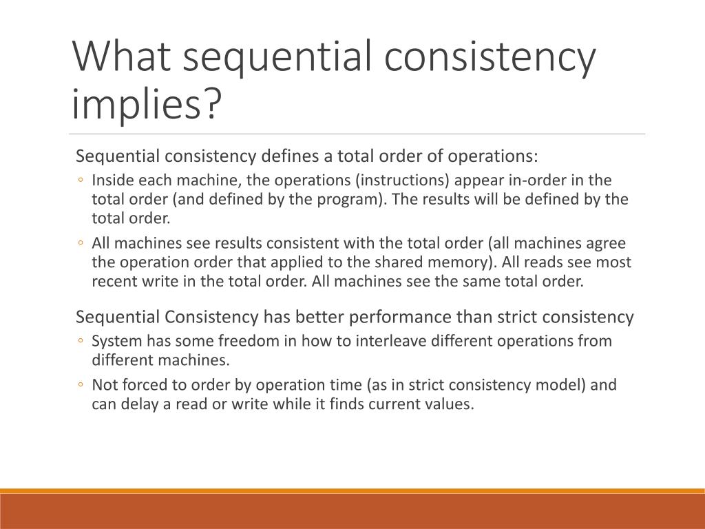 Ppt Distributed Shared Memory And Sequential Consistency Powerpoint Presentation Id5176601