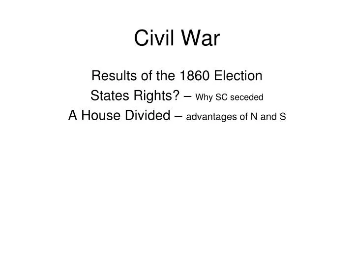 Ppt Civil War Powerpoint Presentation Free Download Id 5176985