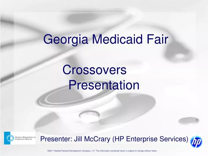 PPT - Georgia Medicaid Fair Crossovers Presentation PowerPoint Presentation - ID:5177772