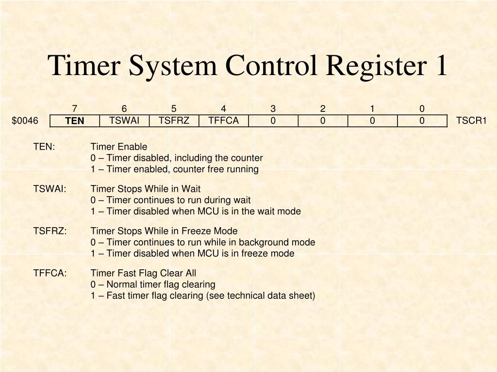 PPT - Timers PowerPoint Presentation, free download - ID:5178680