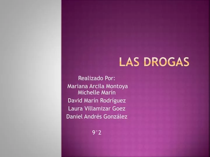 PPT - Las Drogas PowerPoint Presentation, free download - ID:5179873
