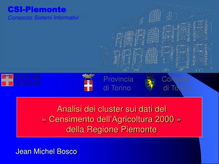 PPT - CSI-Piemonte Consorzio Sistemi Informativi PowerPoint ...