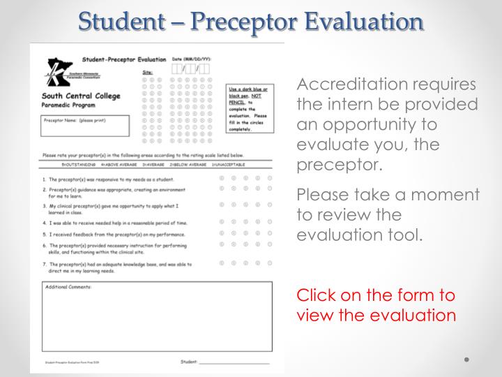 PPT - Paramedic Clinical & Field Preceptor Training PowerPoint ...