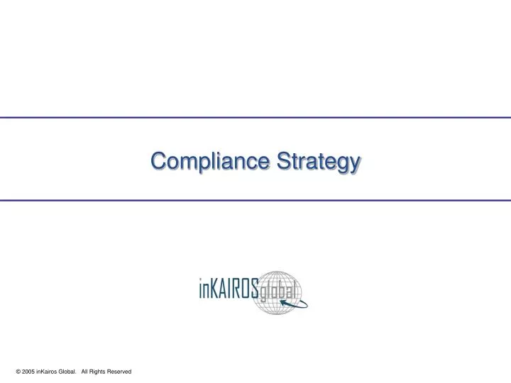 PPT - Compliance Strategy PowerPoint Presentation, free download - ID ...