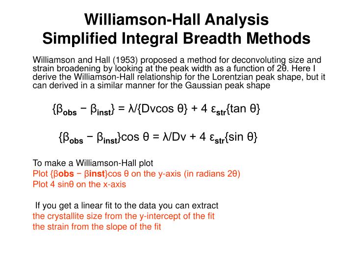 PPT - Line Broadening Analysis PowerPoint Presentation - ID:5181496