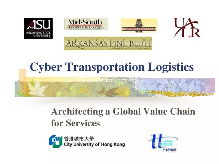 PPT - Cyber Transportation Logistics PowerPoint Presentation, free ...