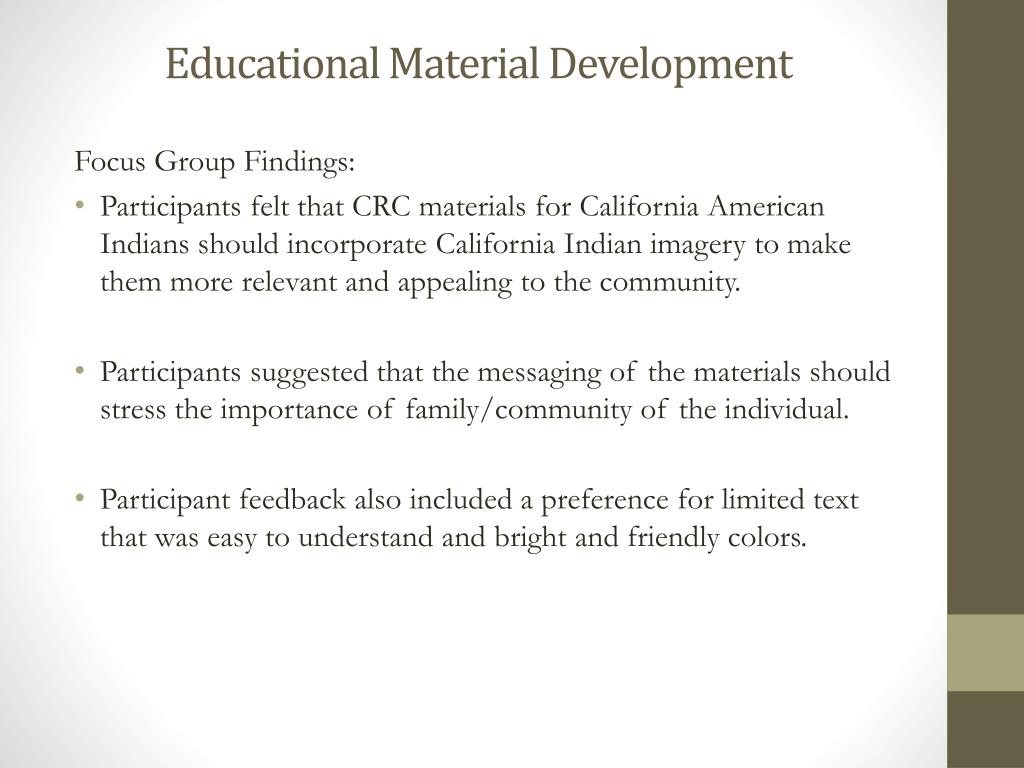 PPT - Creating health education materials to improve colorectal cancer ...