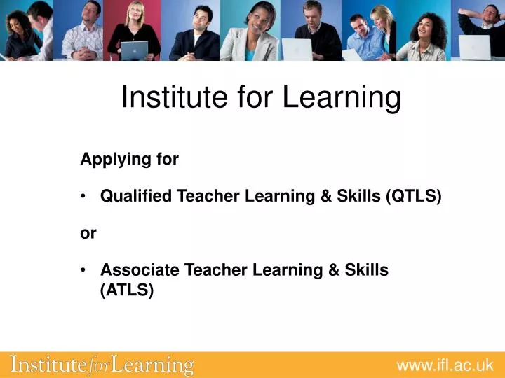 PPT - Institute for Learning PowerPoint Presentation, free download ...