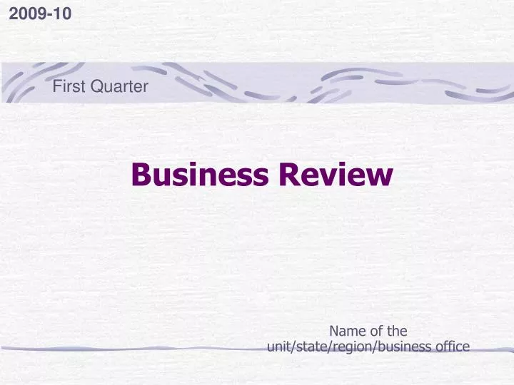 PPT - Business Review PowerPoint Presentation, free download - ID:5184170