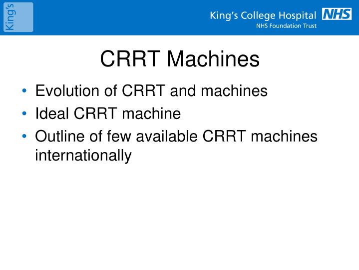 PPT - CRRT Machines PowerPoint Presentation - ID:5184541