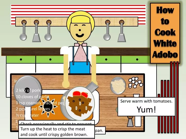 PPT - How to Cook White Adobo PowerPoint Presentation, free download ...