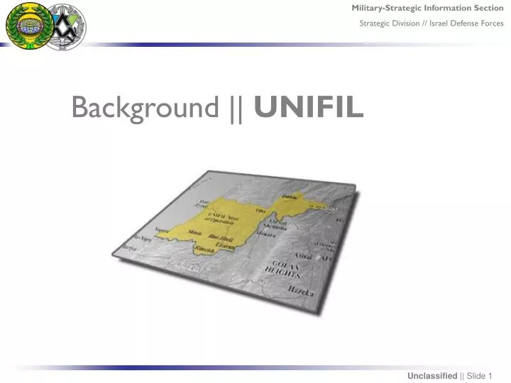 PPT - Background || UNIFIL PowerPoint Presentation, free download - ID ...