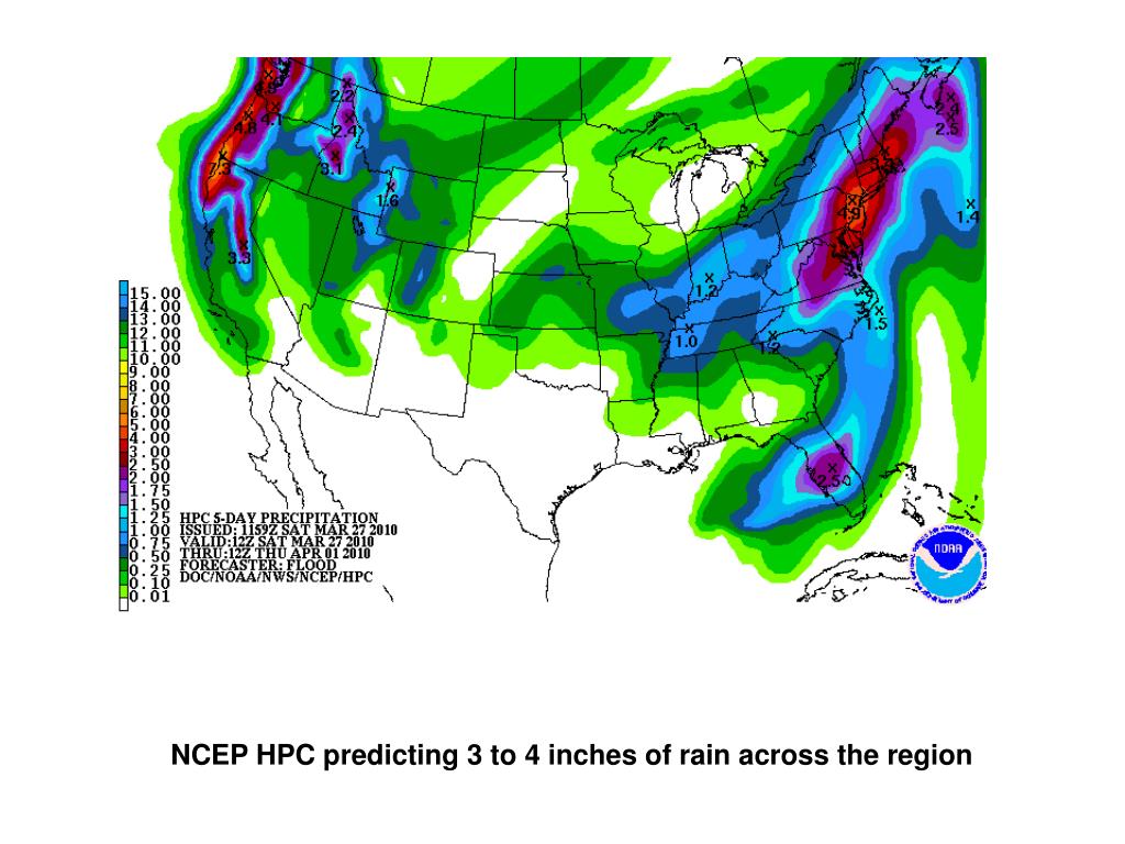 PPT - GFS Model shows up to 3 inches by early Tue. Morning. PowerPoint ...