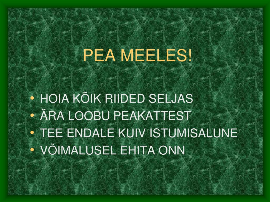 PPT - OTSI OTTI! ELLUJÄÄMISKURSUS LASTELE EHK MIDA TEED, KUI EKSID ...