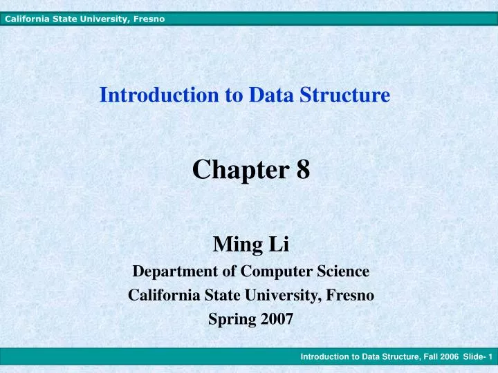 PPT - Introduction to Data Structure PowerPoint Presentation, free ...