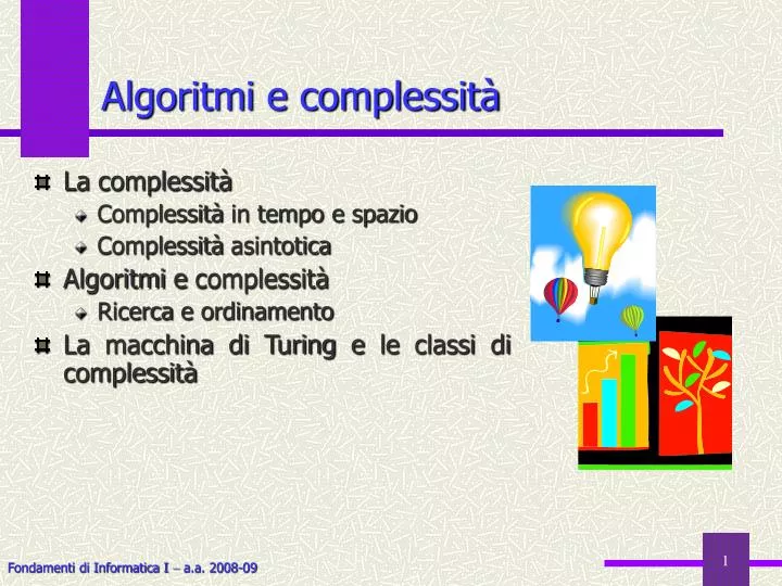 PPT - Algoritmi e complessità PowerPoint Presentation, free download ...