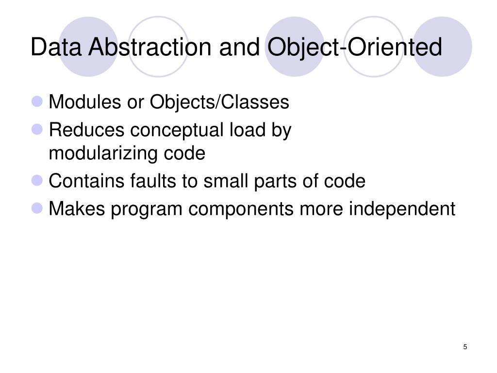 Ppt Programming Languages And Design Lecture 5 Object Oriented