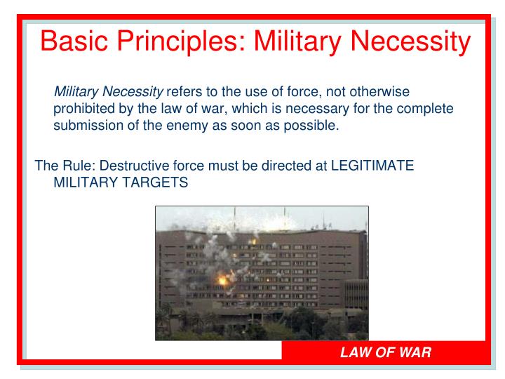 PPT - The Law Of War The Rules That Govern The Conduct Of Soldiers In ...