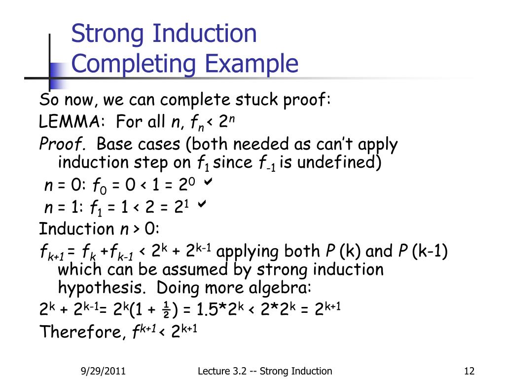 PPT Lecture 3 2 Strong Induction PowerPoint Presentation Free PPT Lecture 3 2 Strong Induction PowerPoint Presentation Free
