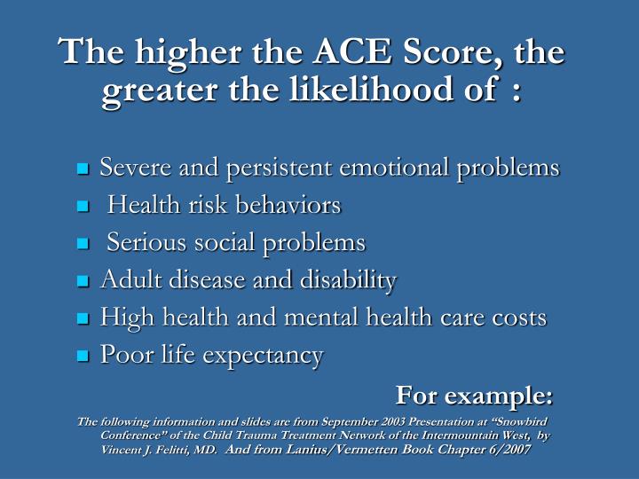 PPT - The “ACE” Study & Unaddressed Childhood Trauma PowerPoint ...