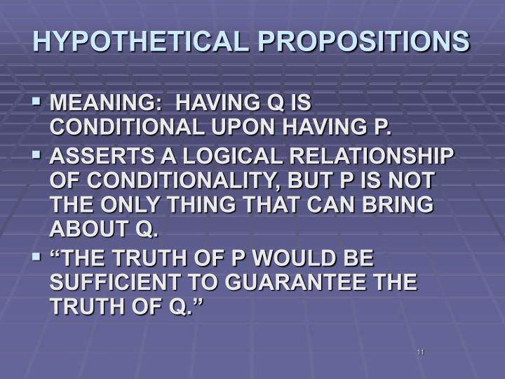 PPT - DISJUNCTIVE AND HYPOTHETICAL SYLLOGISMS PowerPoint Presentation ...