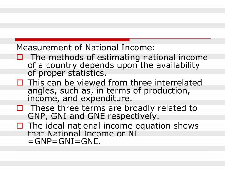 PPT - National Income Concepts PowerPoint Presentation - ID:5188522