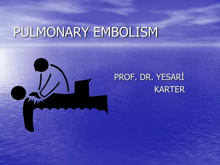 PPT - PULMONARY EMBOLISM PowerPoint Presentation, free download - ID ...