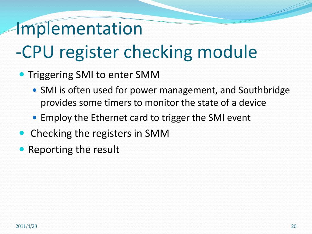 PPT - HyperCheck : A Hardware-Assisted Integrity Monitor PowerPoint ...