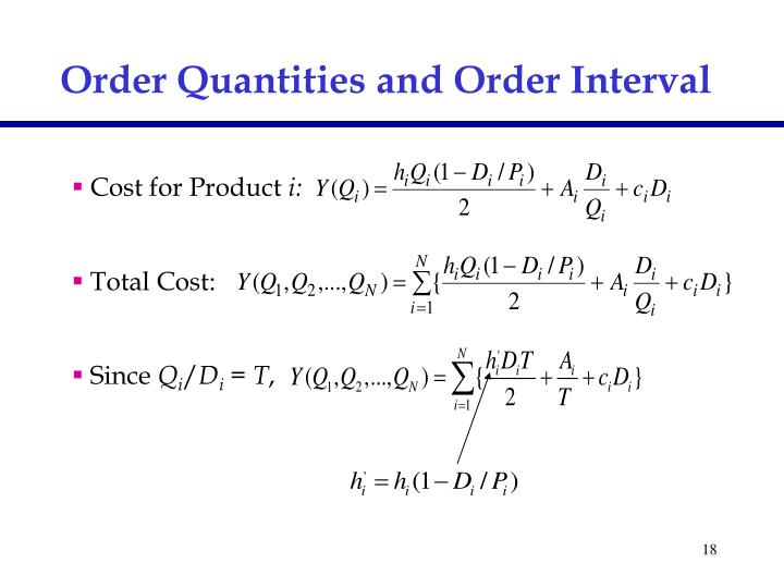 PPT - The Economic Production Quantity (EPQ) Model PowerPoint ...