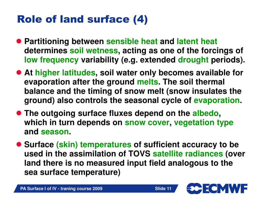 Ppt Parameterization Of Land Surface Processes In Nwp Powerpoint