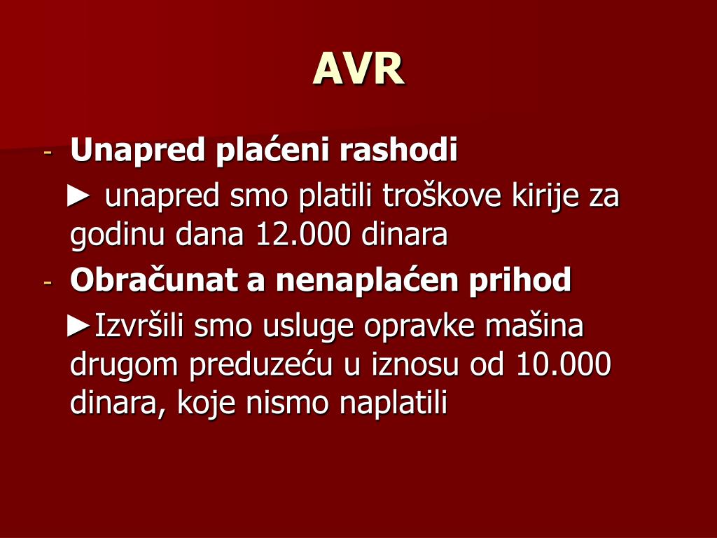PPT - VREMENSKA RAZGRANIČENJA RASHODA I PRIHODA PowerPoint Presentation ...