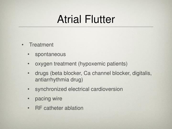 PPT - Atrial Flutter and Atrial Fibrillation PowerPoint Presentation ...