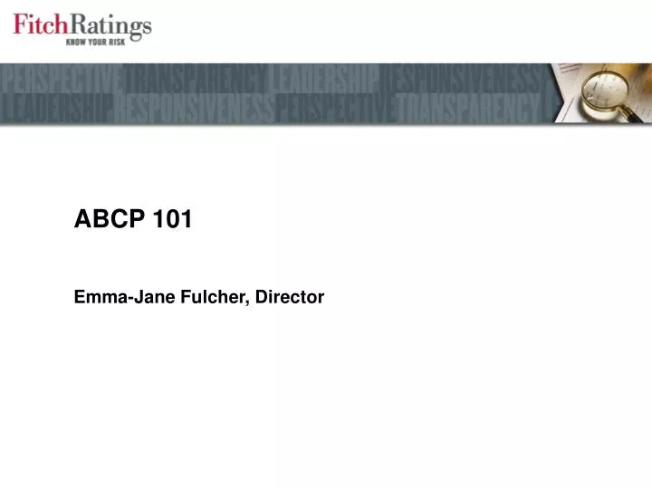 PPT - ABCP 101 PowerPoint Presentation, free download - ID:5191155