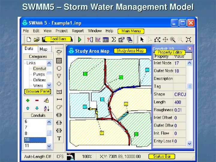 PPT - SWMM5 – Storm Water Management Model PowerPoint Presentation ...