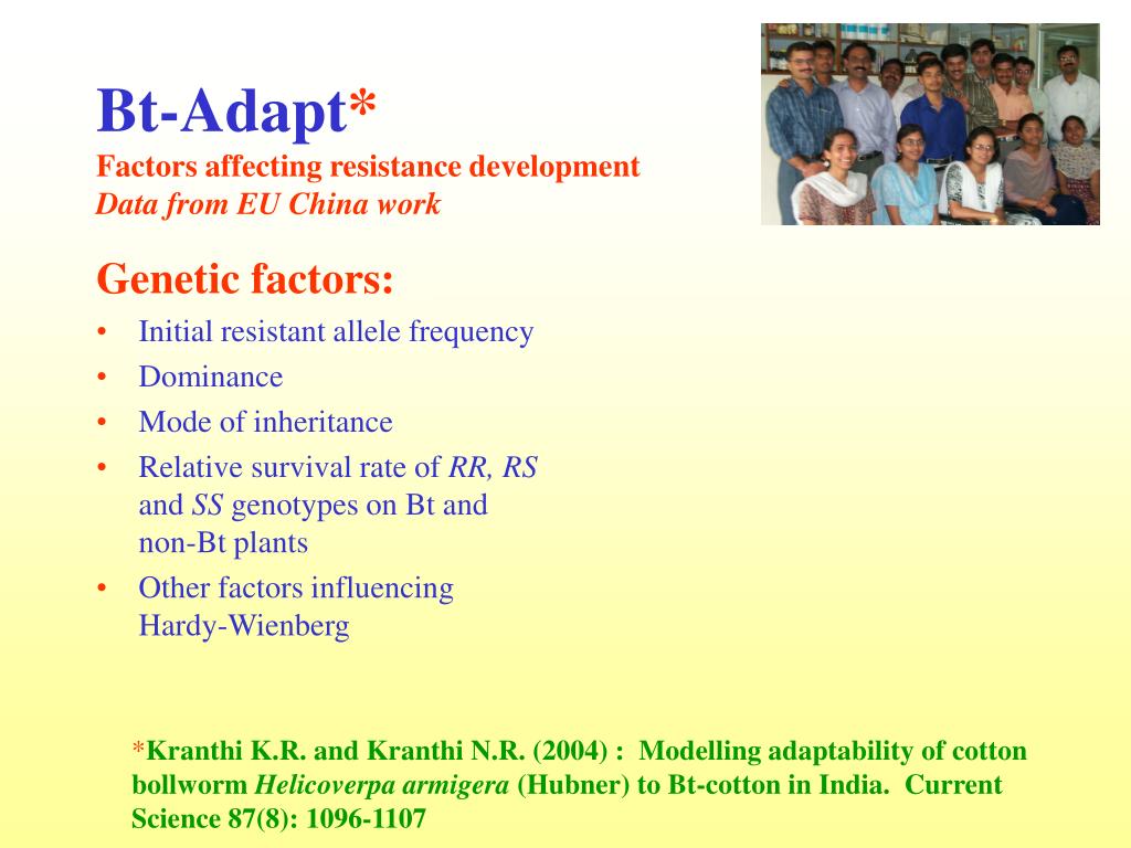 PPT - Resistance: Cotton bollworms and Bt toxins PowerPoint ...