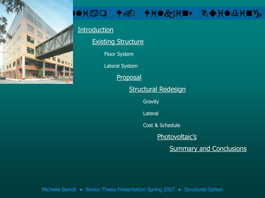 PPT - William W. Wilkins Professional Building Columbus, Ohio Michelle ...