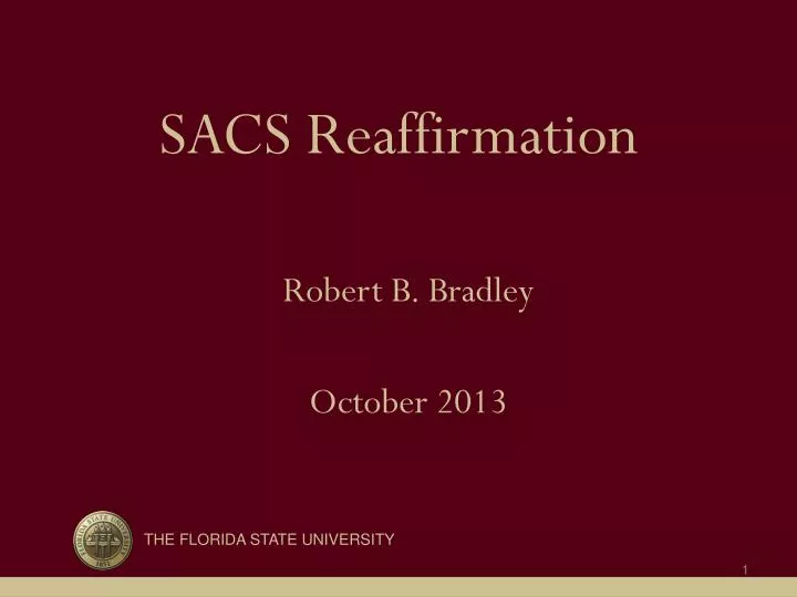 PPT - SACS Reaffirmation PowerPoint Presentation, free download - ID ...