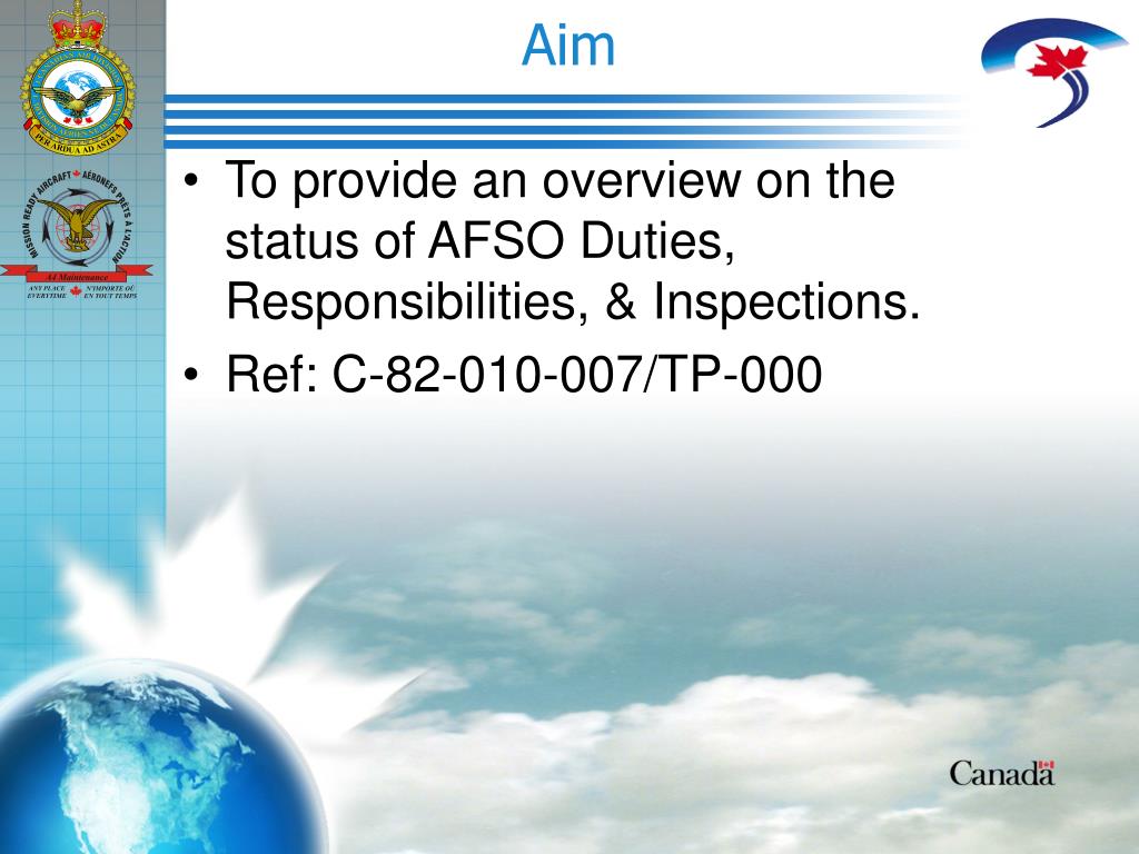 PPT - 1 Cdn Air Div AFSO Presentation AFSO Workshop 8-9 October 2008 ...