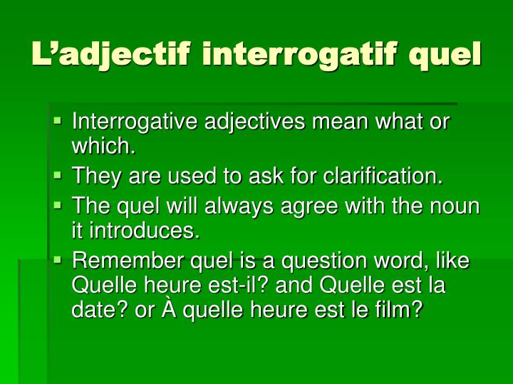 PPT - Demonstrative & Interrogative Adjectives PowerPoint Presentation ...