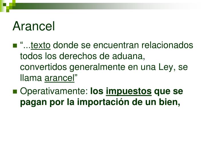 PPT - Unidad II Teoría de los Aranceles y Barreras no Arancelarias ...