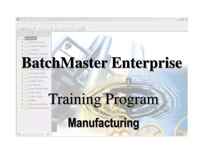 PPT - BatchMaster Enterprise PowerPoint Presentation, free download ...