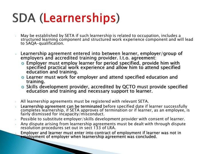 PPT - The Skills Development Act, 97 of 1998 PowerPoint Presentation ...