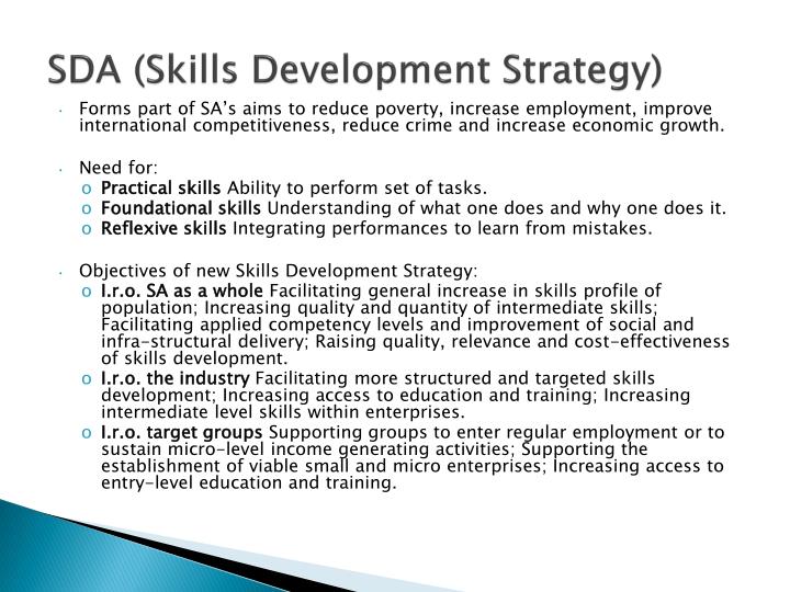 PPT - The Skills Development Act, 97 of 1998 PowerPoint Presentation ...