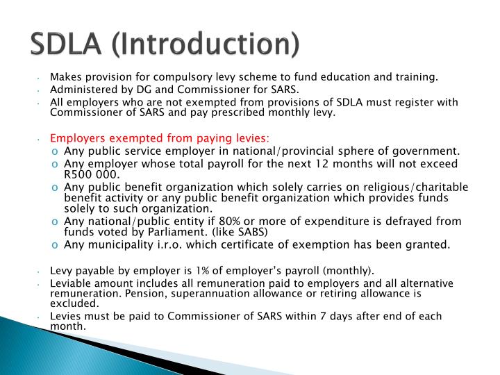 PPT - The Skills Development Act, 97 of 1998 PowerPoint Presentation ...