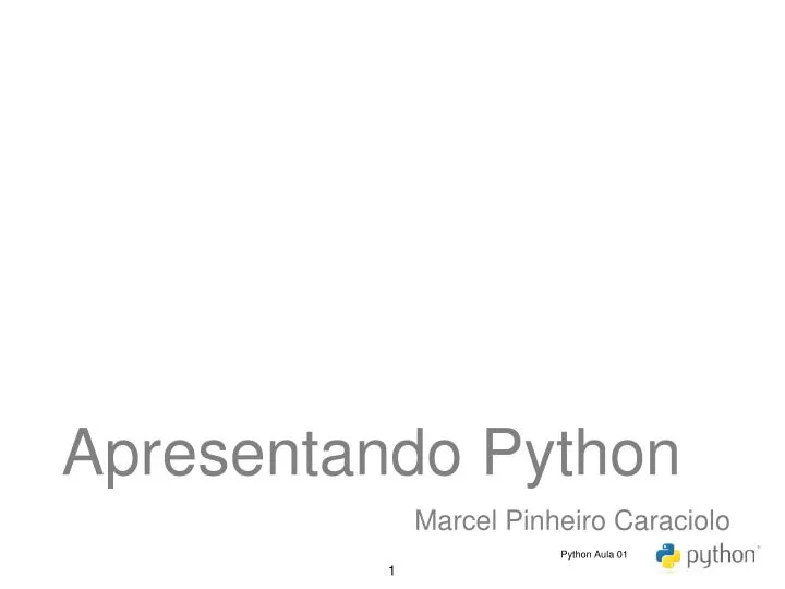 PPT - Apresentando Python PowerPoint Presentation, free download - ID ...