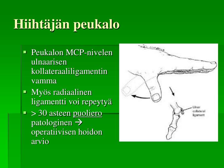 PPT - Käden alueen vammoja perusterveydenhuollon päivystyksessä ...